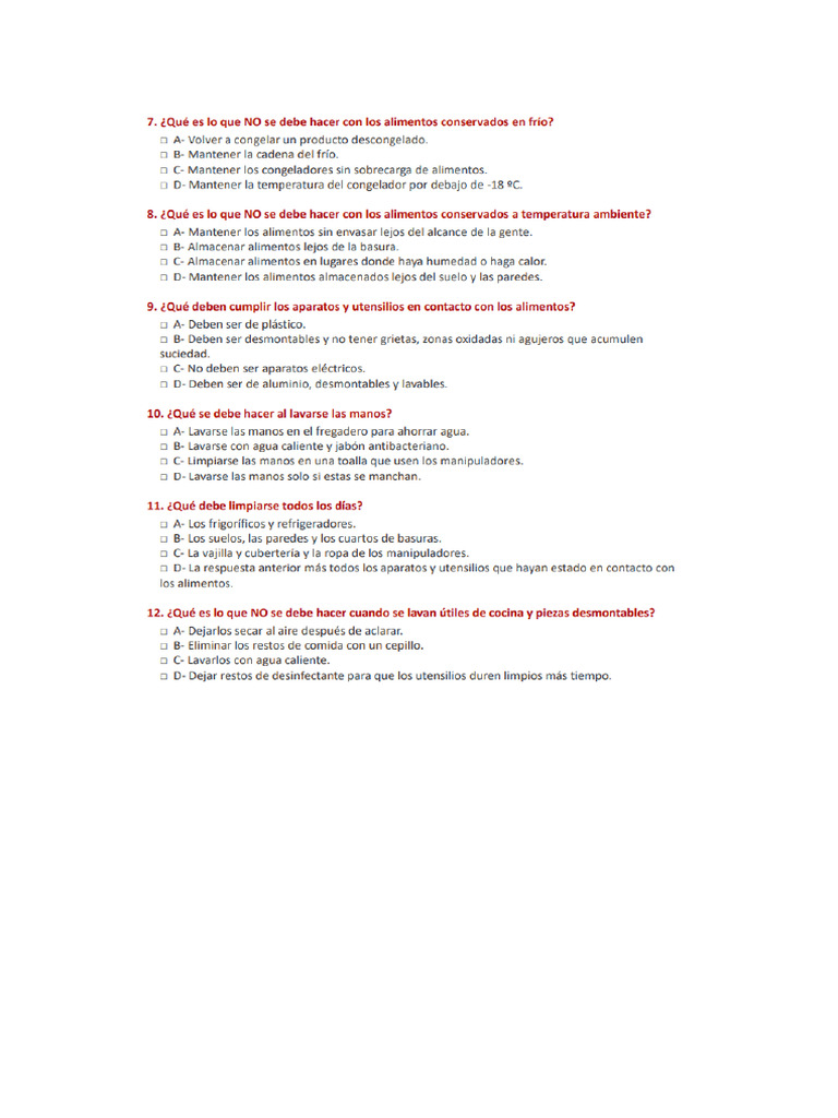 Ps Manip Alimentos 5 | PDF