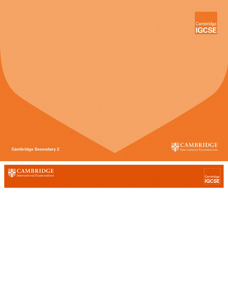 Scheme Of Work Cambridge Igcse Geography 0460 Pdf