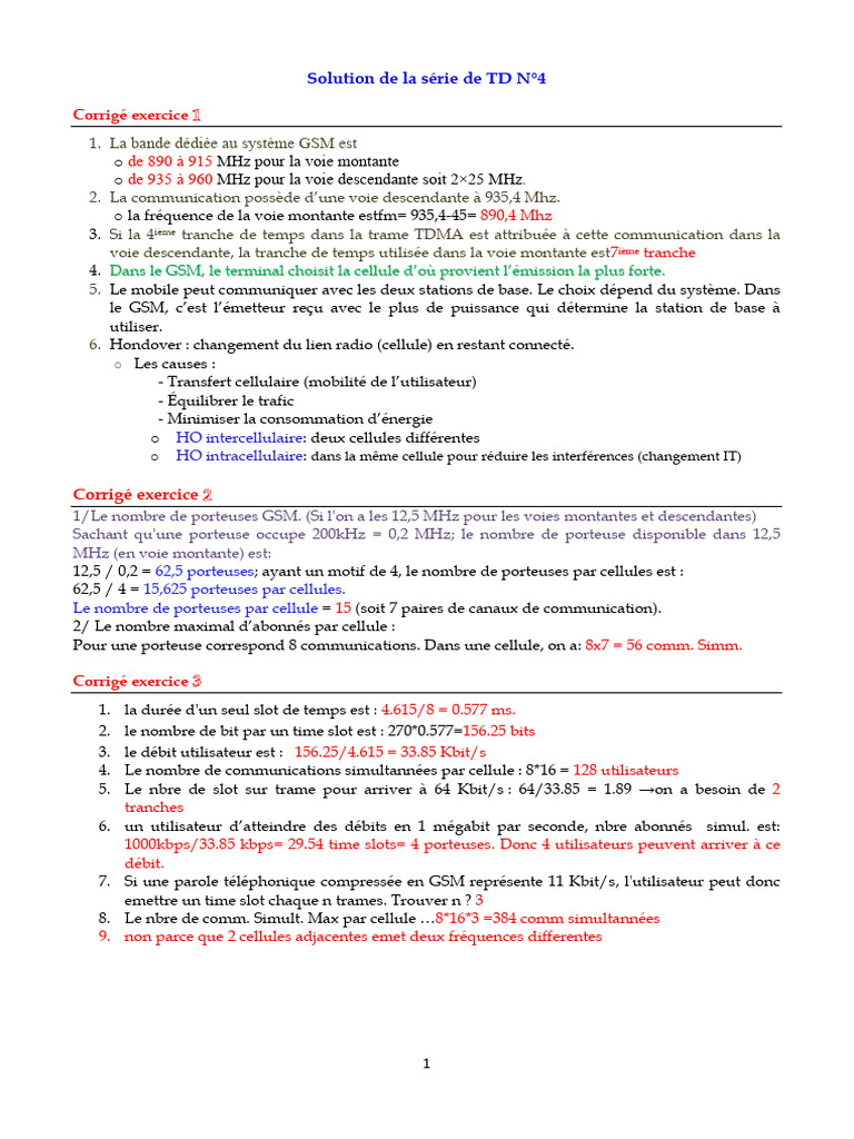 Solution TD4 | PDF