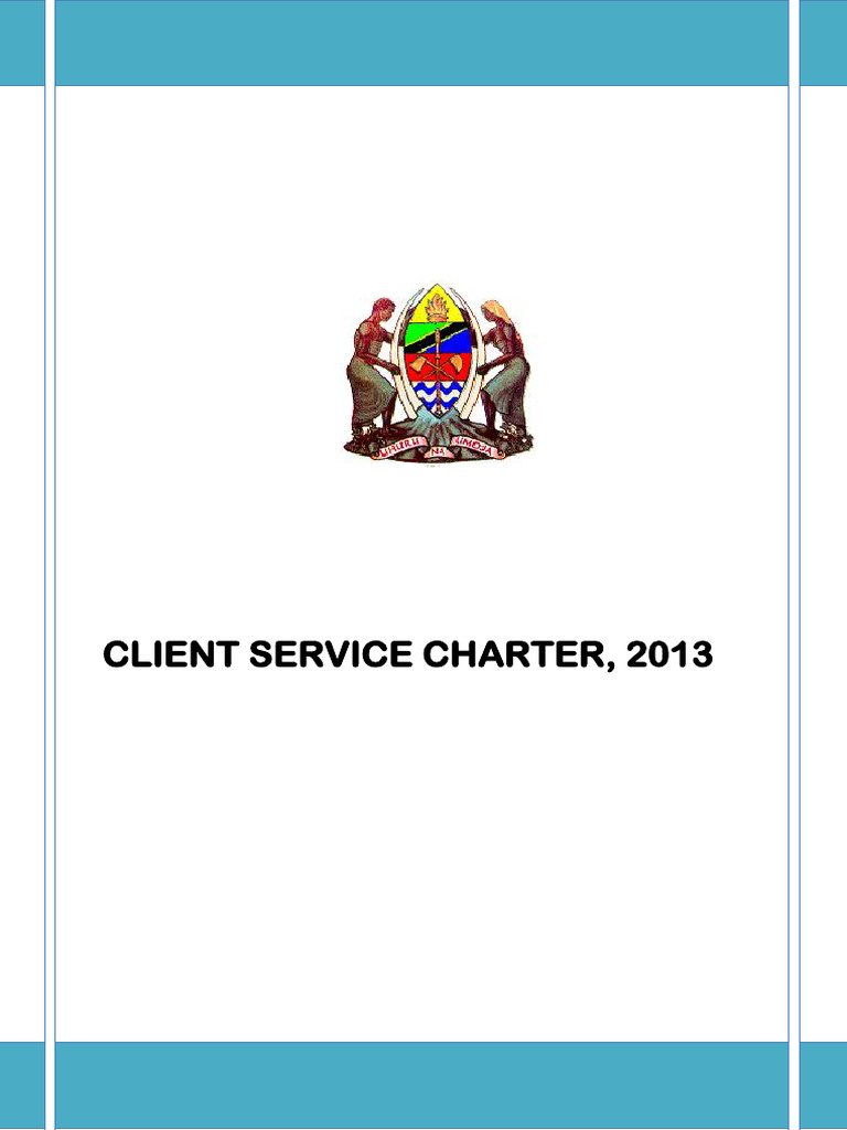 Ministry of Hearth Client Service Charter | PDF