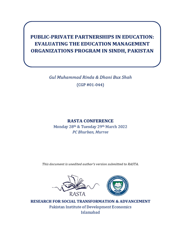 Gul Muhammad Rind Conference Paper | PDF