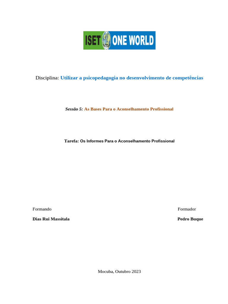 Exercicios Do Modulo 2, Sessao 5 | PDF