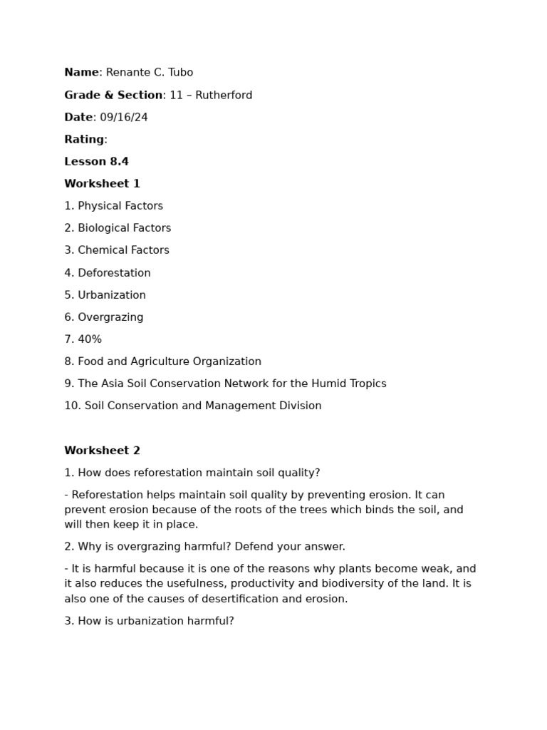 Earth Science Assignment Week 5.. | PDF