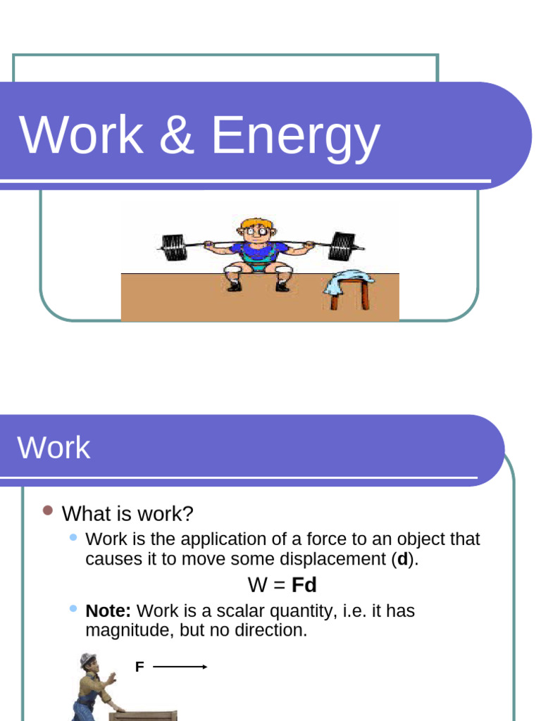 Work and Energy | PDF