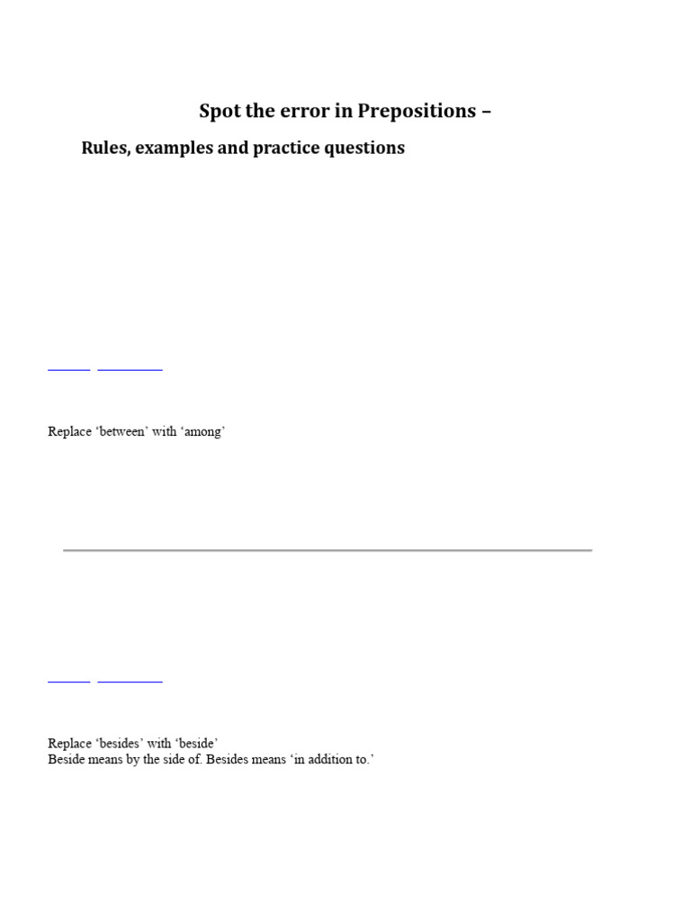 Sentence correction ,with solution | PDF