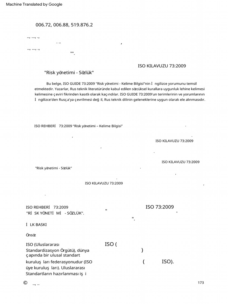 Iso Guide 73 2009 Eng Russian TR | PDF