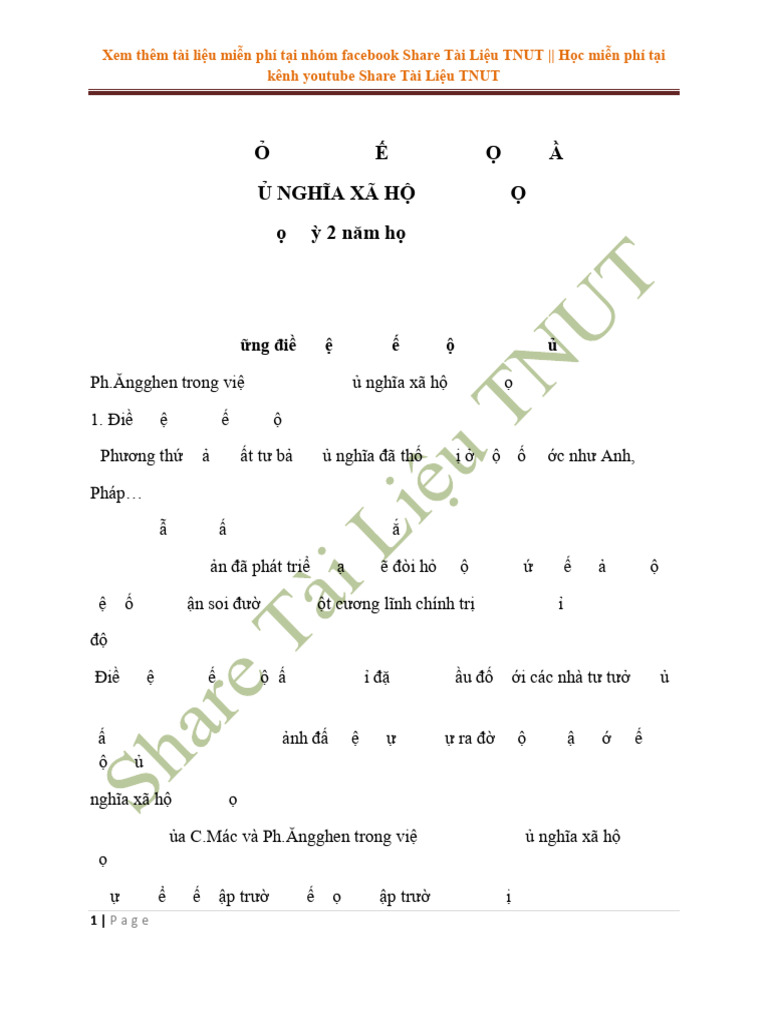 Chu Nghia Xa Hoi Khoa Hoc P2 | PDF