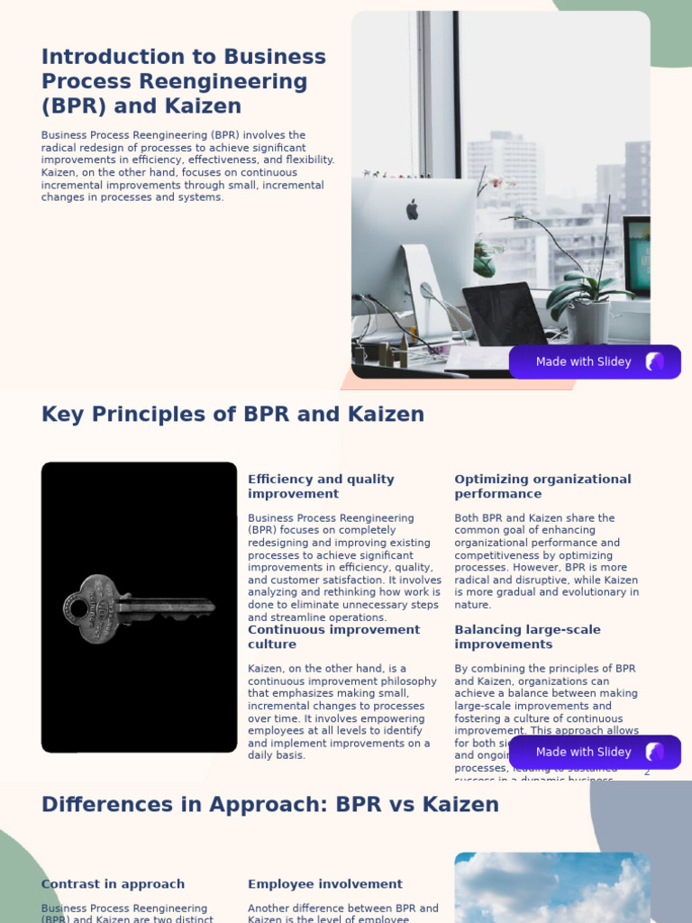 BPR vs. Kaizen: Key Differences Explained | PDF | Business Process ...
