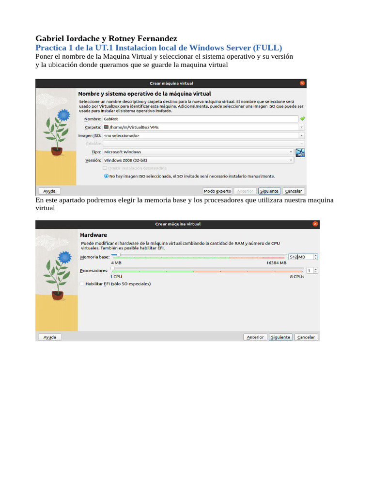 Practica 1 UT1 Win2008 | PDF