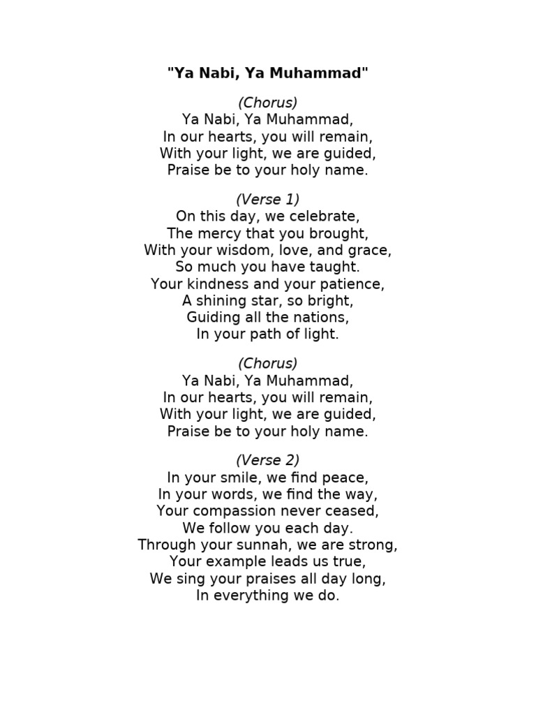 The Prophet Poem | PDF