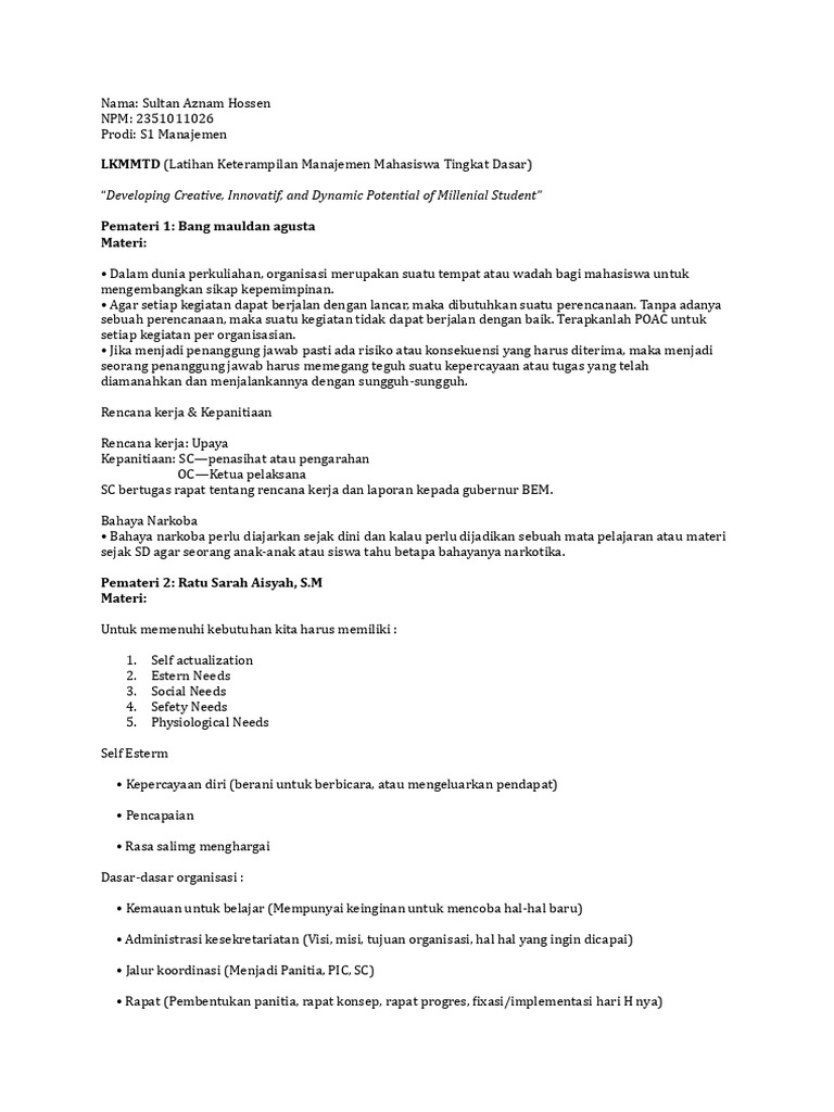 Sultan Aznam Hossen - 2351011026 - Matek (D) & PIE Mikro (D) | PDF