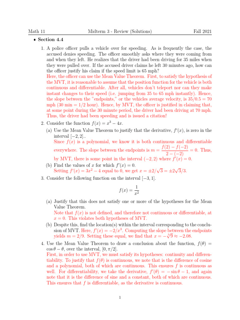 Math11 Review Exam3 Sol | PDF | Mathematics | Teaching Methods & Materials