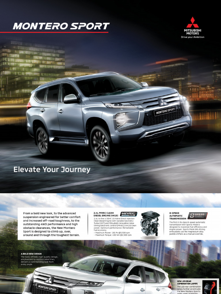 Montero Sport Ralliart Combined | PDF