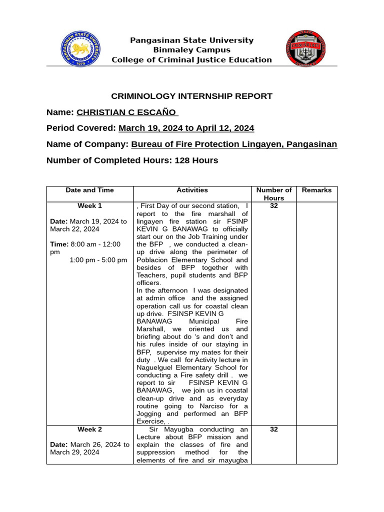Narrative Format 1 BFP | PDF