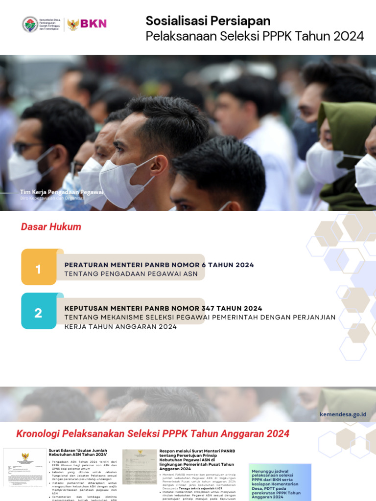 Sosialisasi Seleksi PPPK t.a 2024 | PDF