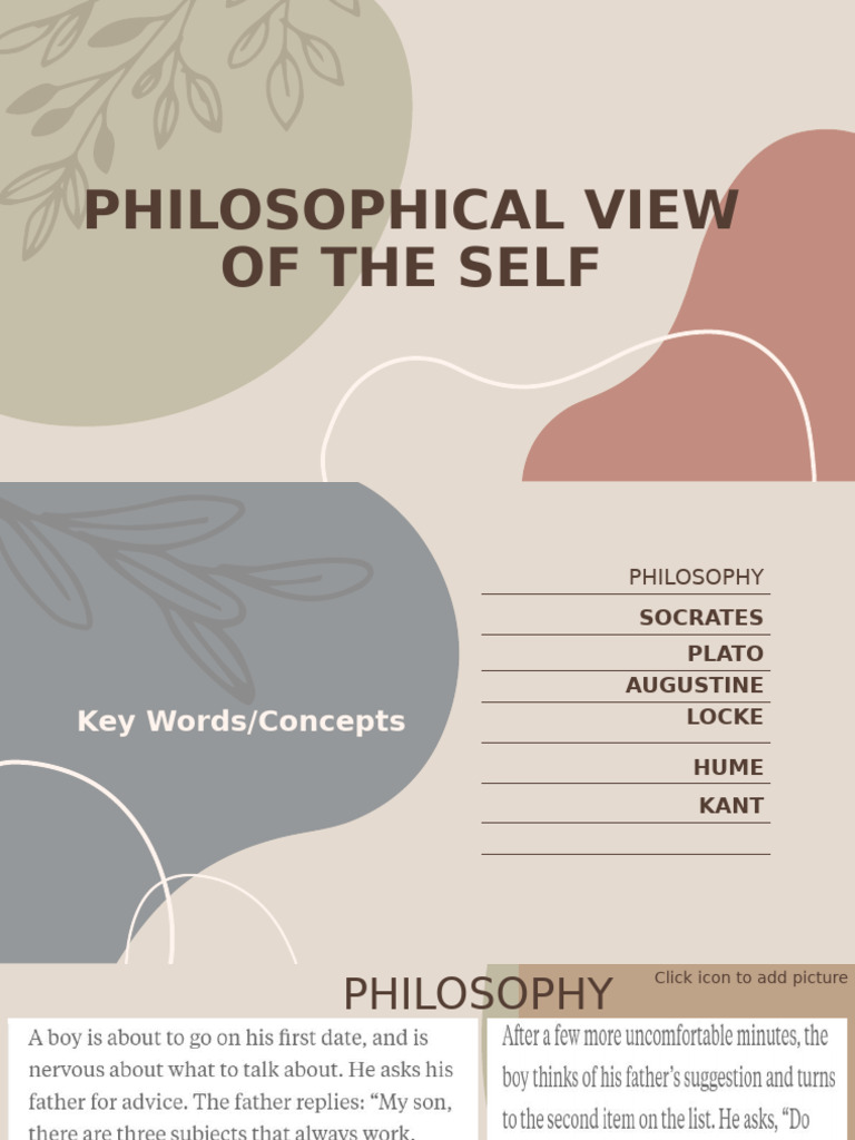 Philosophical View of The Self | PDF | Philosophy Of Self | Virtue