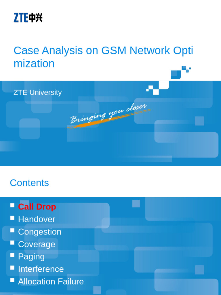 GSM Network Optimization Insights | PDF | Information And Communications Technology ...
