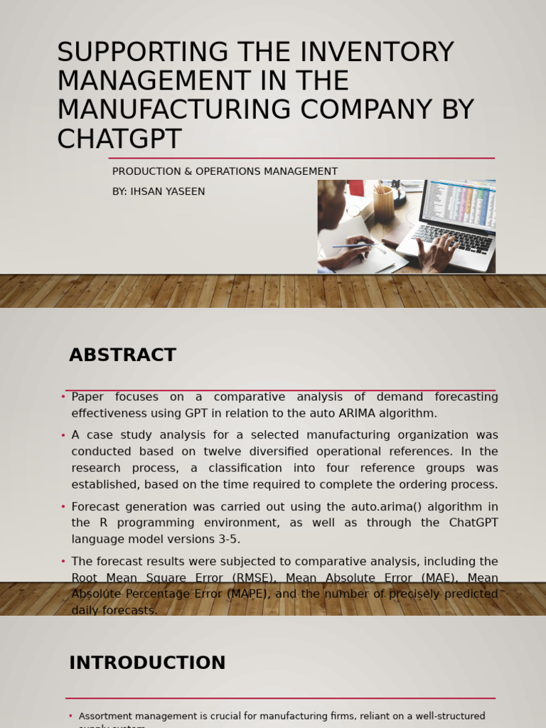 Research Paper On Inventory Management by Ihsan Yaseen | PDF