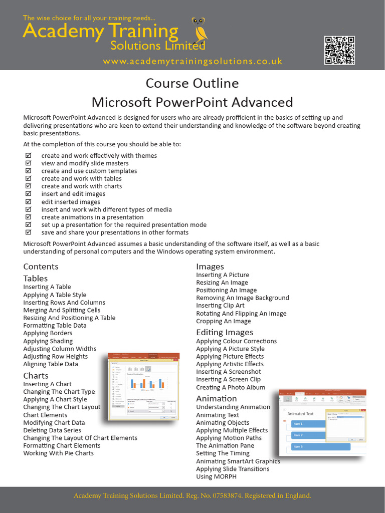 PowerPoint Advanced and Multimedia | PDF