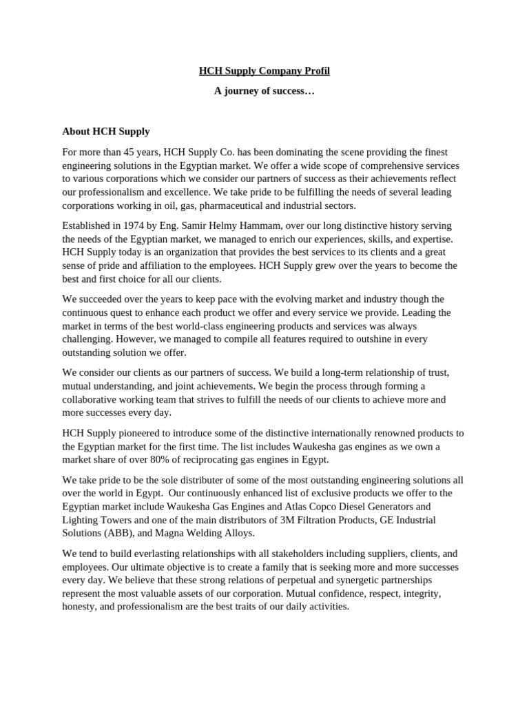 Company profile final version | PDF