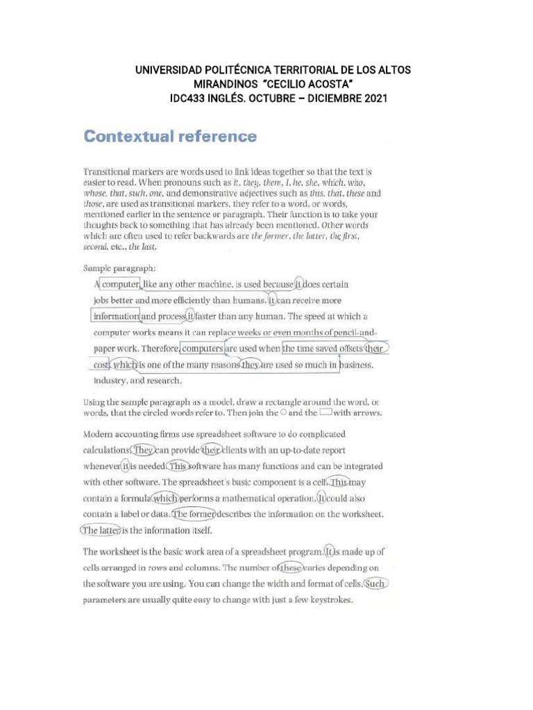 Contextual Reference and Passive | PDF