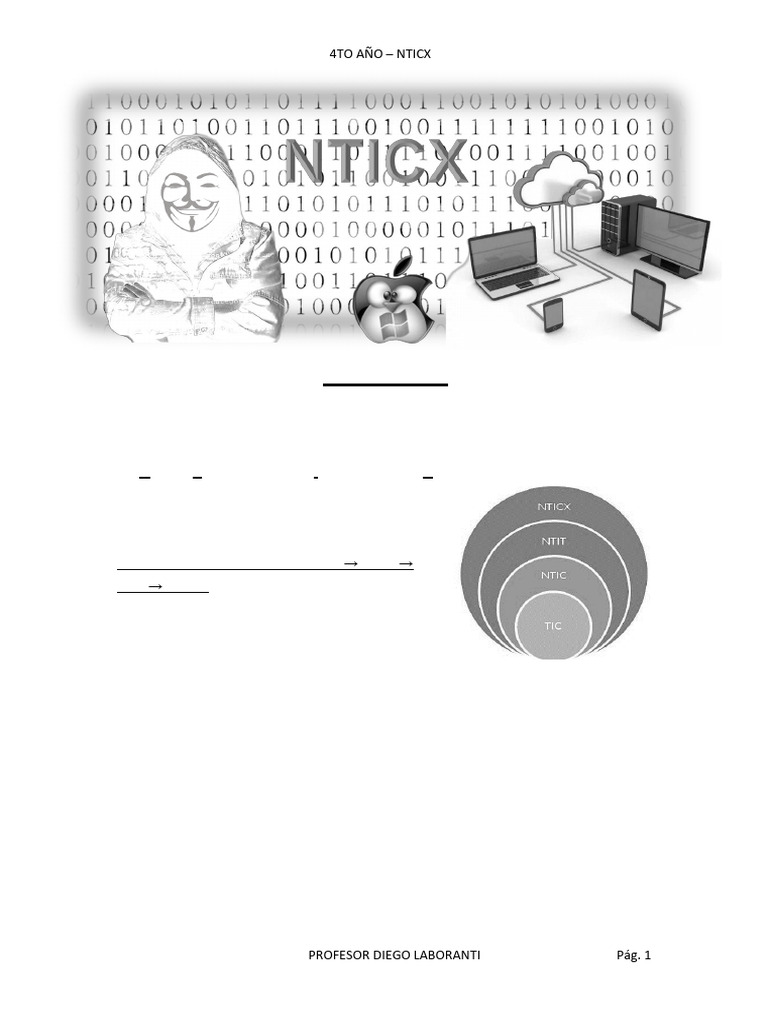 Modulo - 1 - NTICX - Material - Lectura | PDF | Red de computadoras | Hardware de la computadora