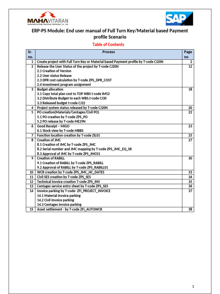 Full Turnkey Material Based Pay Profile Process Manual | PDF | Accounts Payable | Software