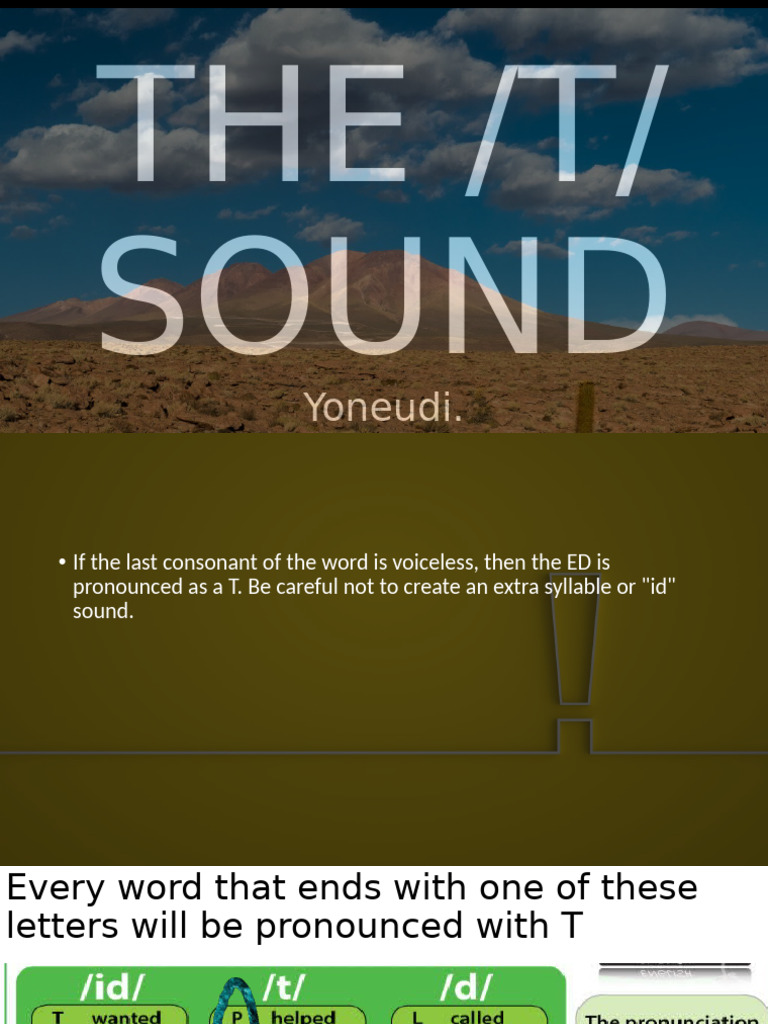 The Pronunciation of ED | PDF