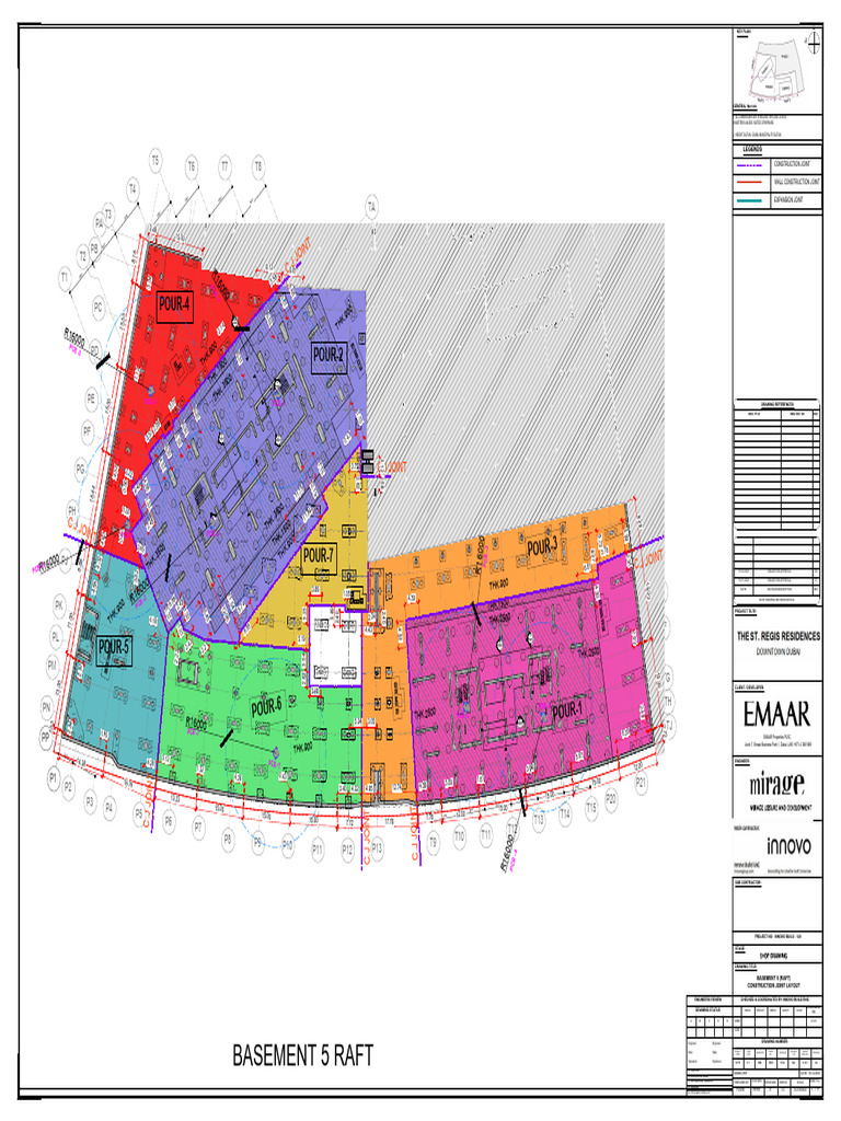 Zoning Layout - STR-01-INB-BS5-STU-SD-0101 To STR-01-INB-GEN-STU-SD-0111 - Rev-04-BS5 | PDF