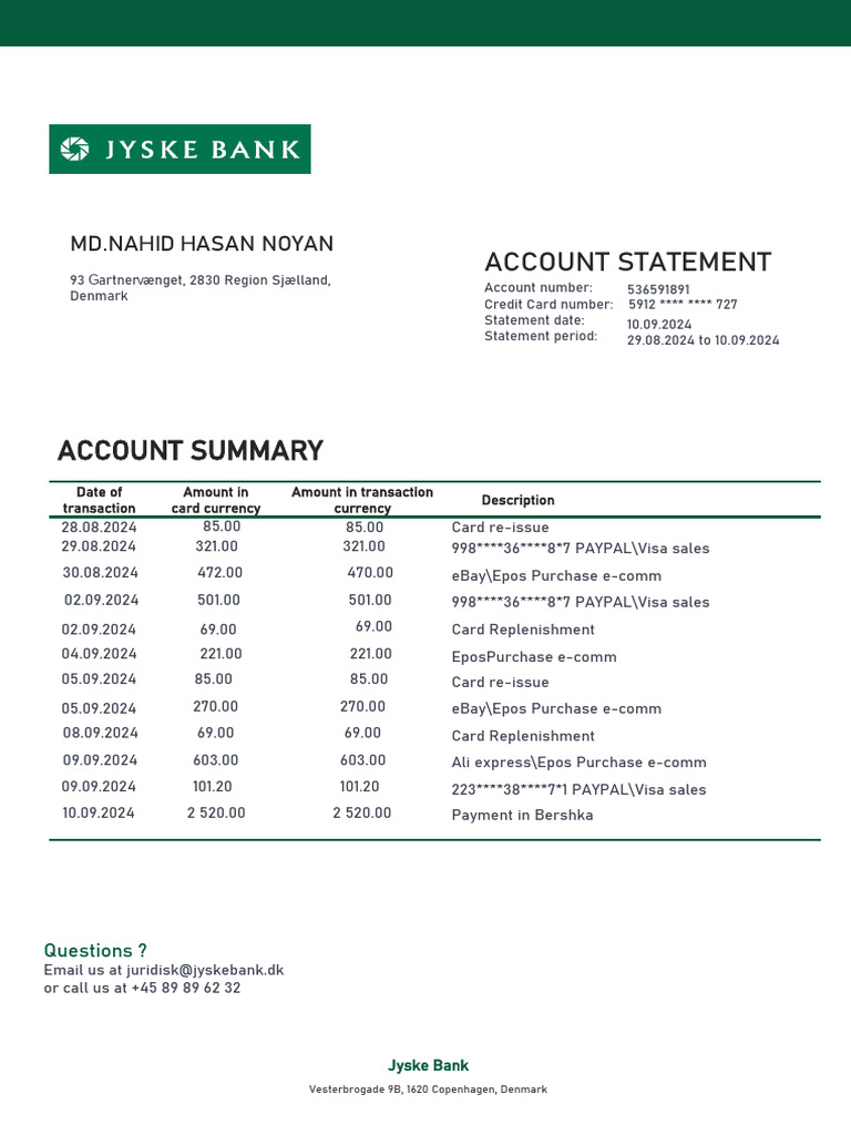 Nayan Statement | PDF
