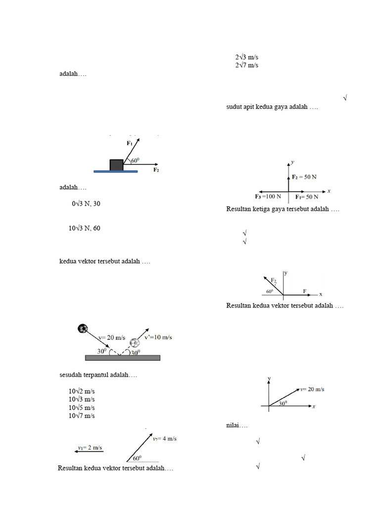 Latihan PTS - Fisika - Xi - 2023 - Ganjil | PDF