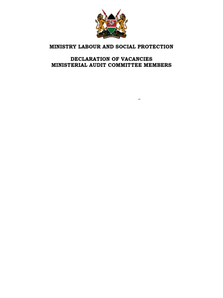 Public Notice Declaration of Vacancies | PDF