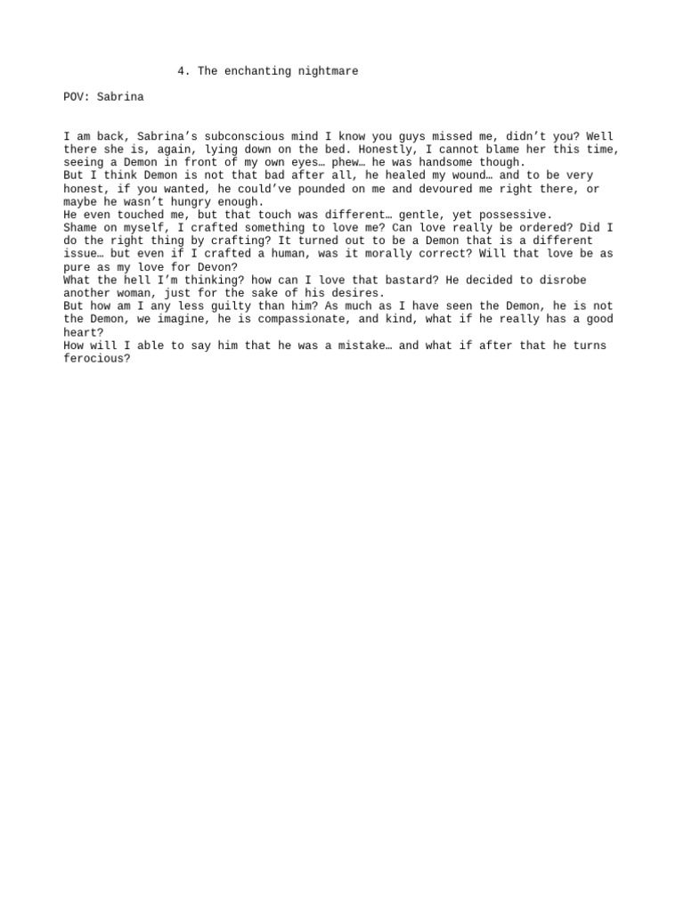 The Enchanting Nightmare | PDF | Poetry