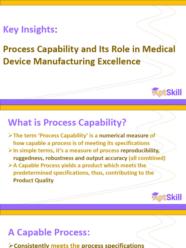 AptSkill Process Capability Slides | PDF