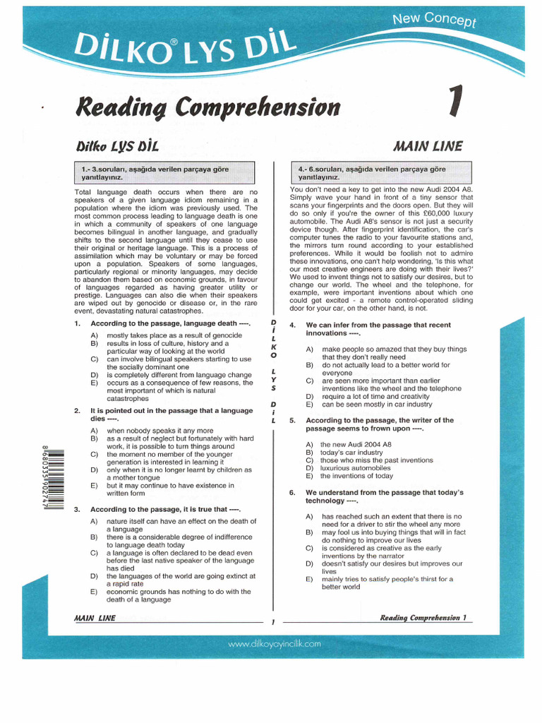 Reading Comprehension-40 | PDF
