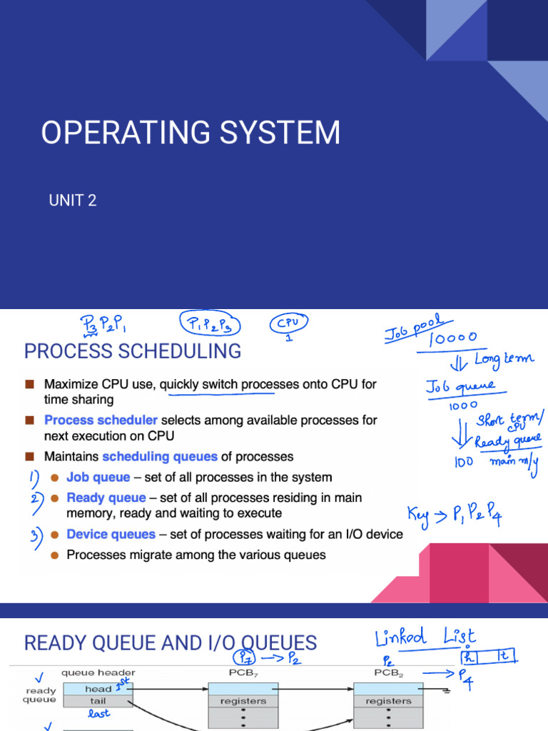 Process Scheduling | PDF Process Scheduling | PDF