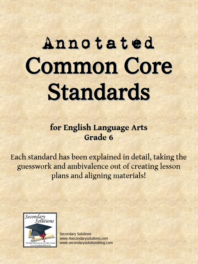 Annotated CCS Grade 6 | PDF