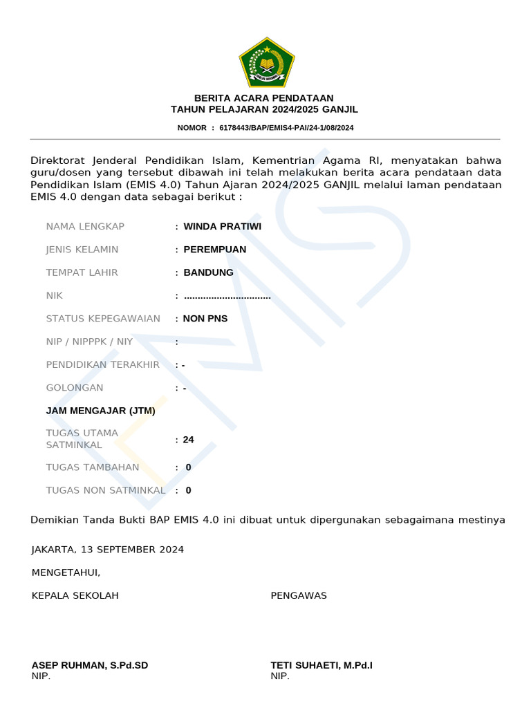 BAP 2024 2025 Ganjil | PDF