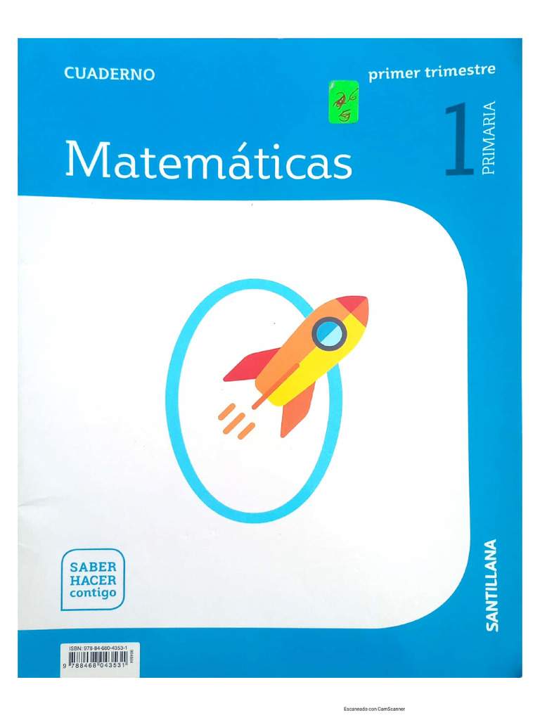 Cuaderno Matemáticas 1ro - Primer Trimestre | PDF