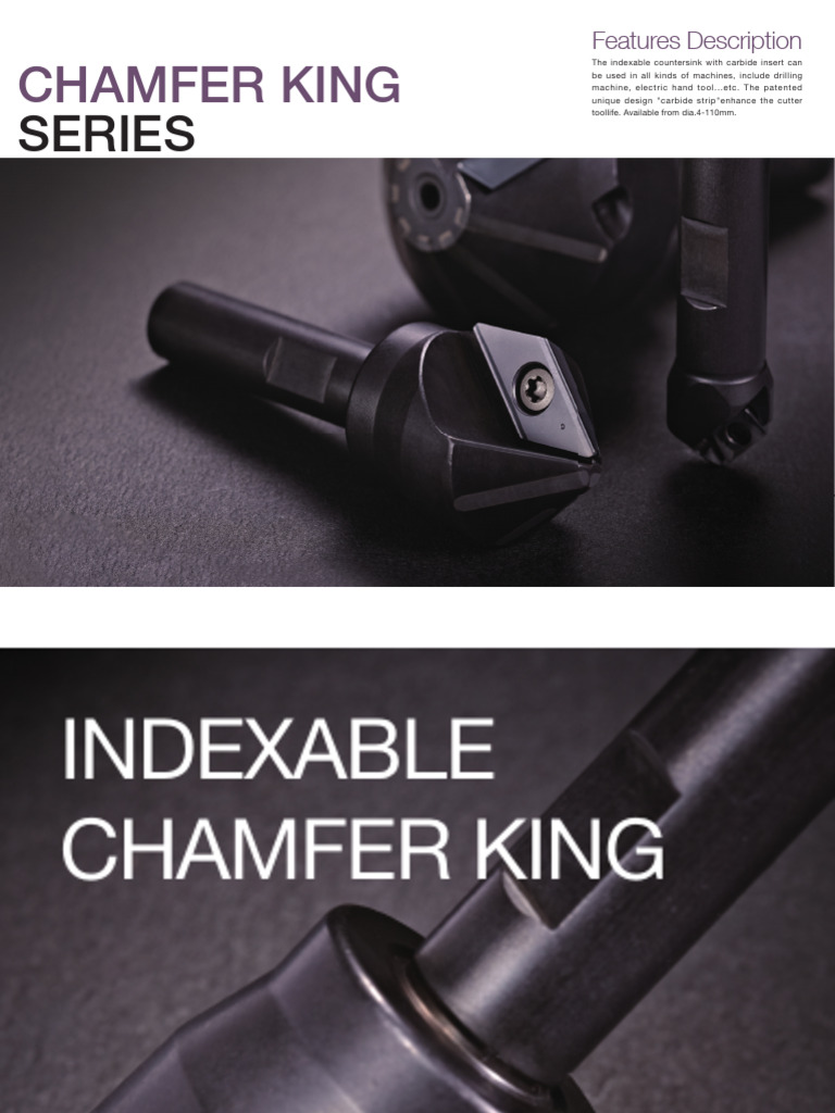 Chamfer King Exclusive Drilling Machines | PDF