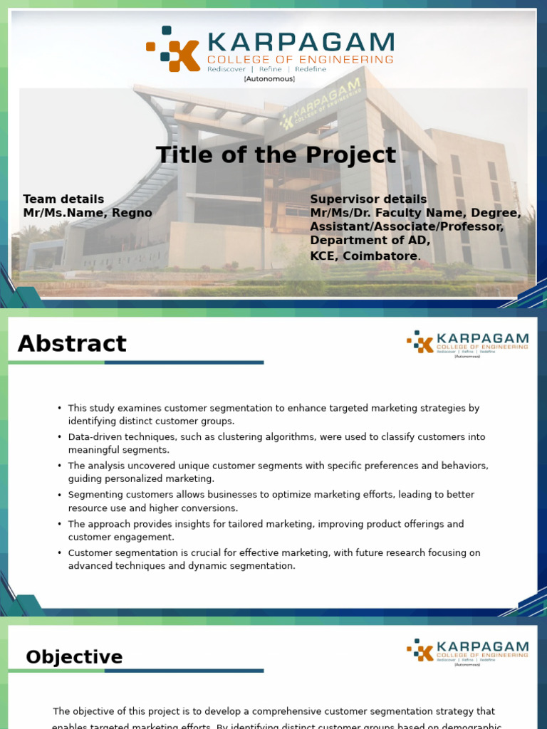 AD Review Presentation - Template (Rangeesh) | PDF