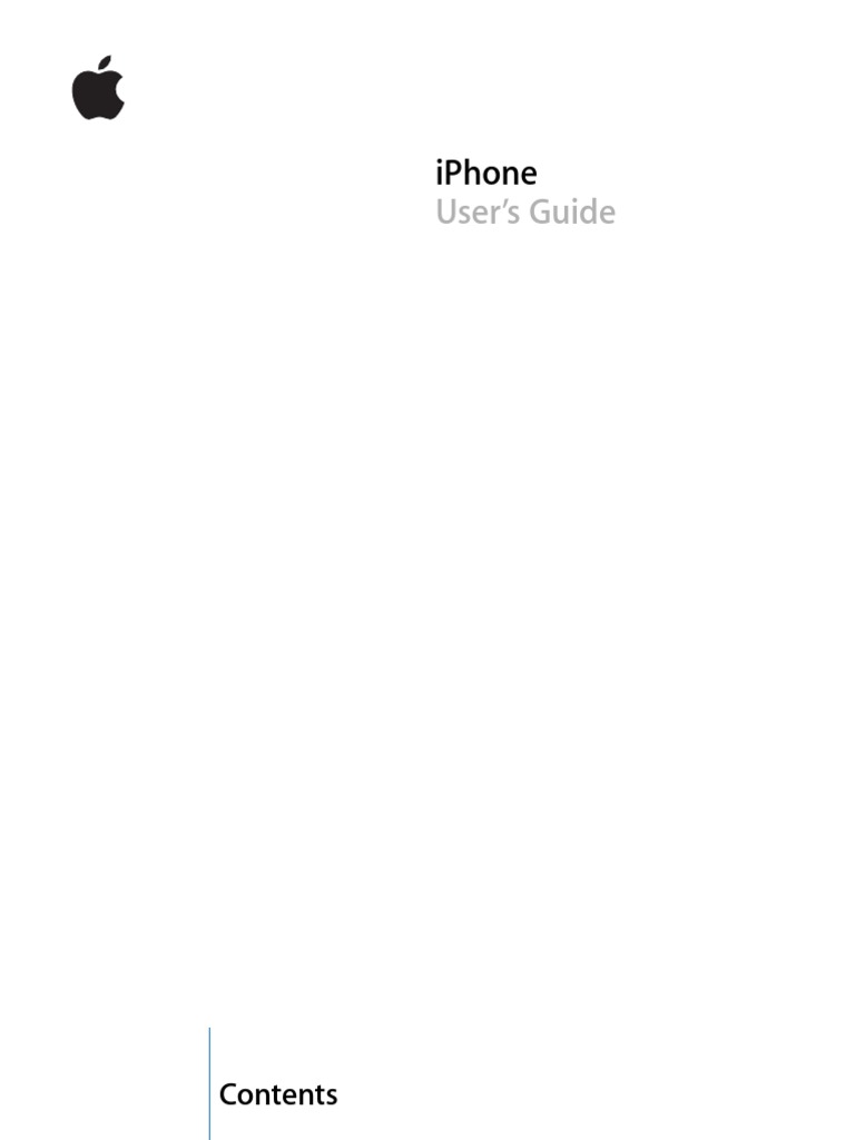 Apple Iphone User Guide | PDF | Voicemail | I Phone