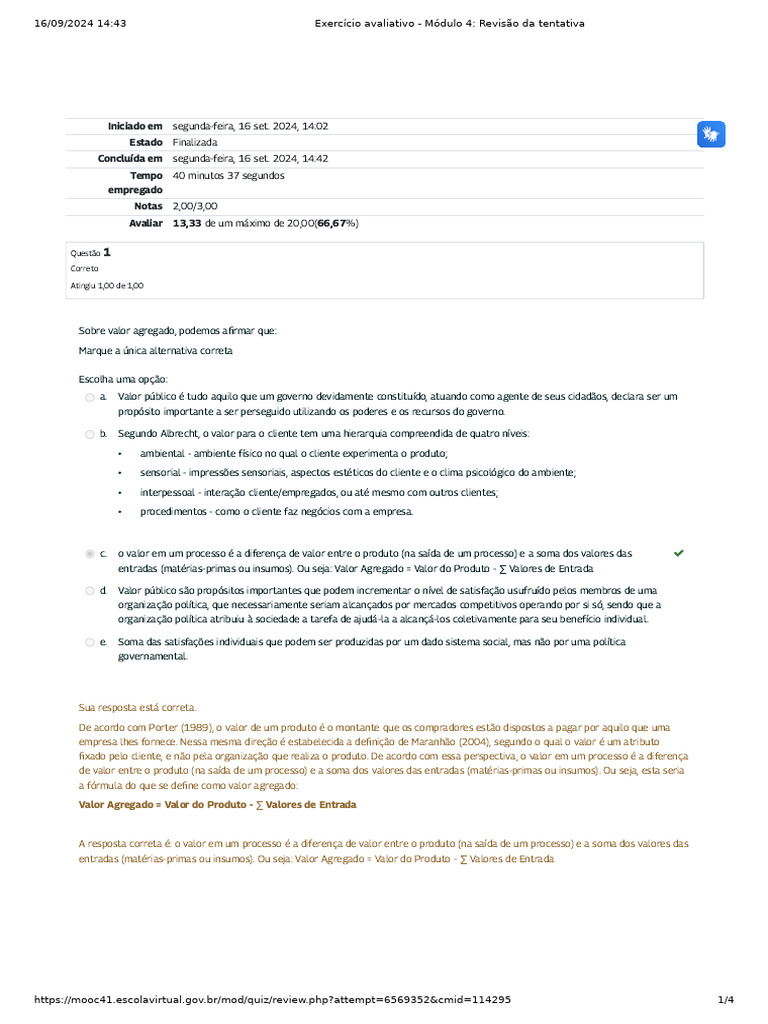 Exercício Avaliativo - Módulo 4 - Analise - e - Melhoria - Do - Processo | PDF