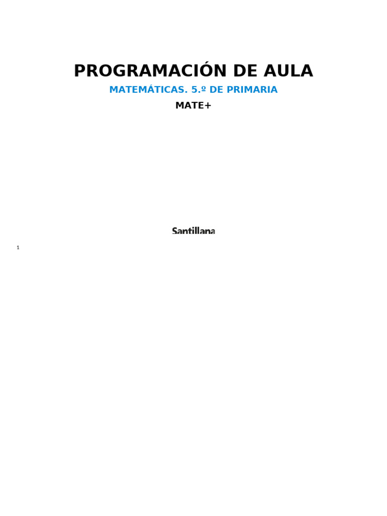 5PRI PDA MATE+ PR CTICA LOMLOE MEC | PDF