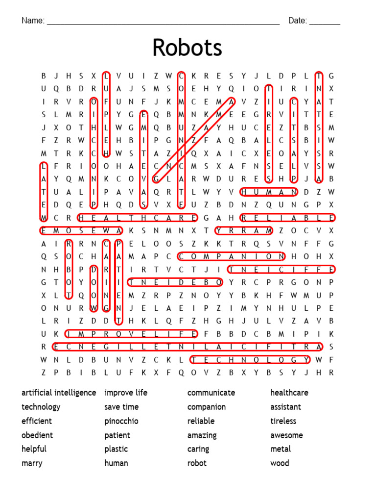 Robots_answer_key | PDF