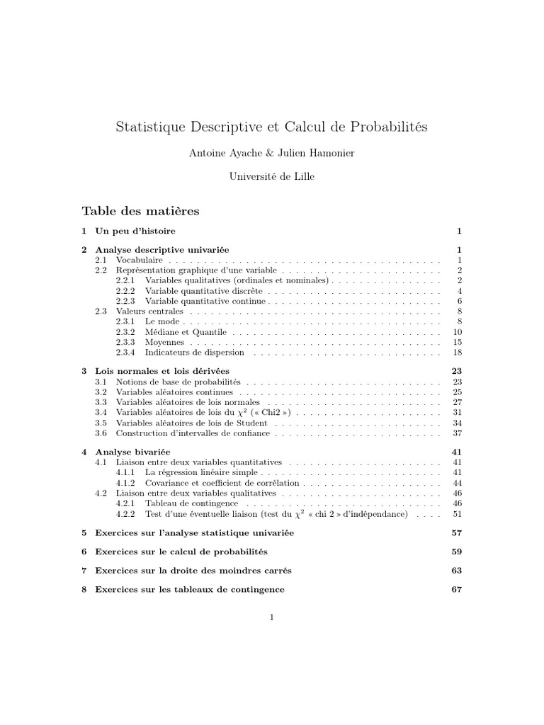 Cours SDCP Janv19 | PDF