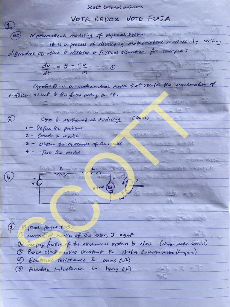 Otuoze Sol. (SCOTT) | PDF