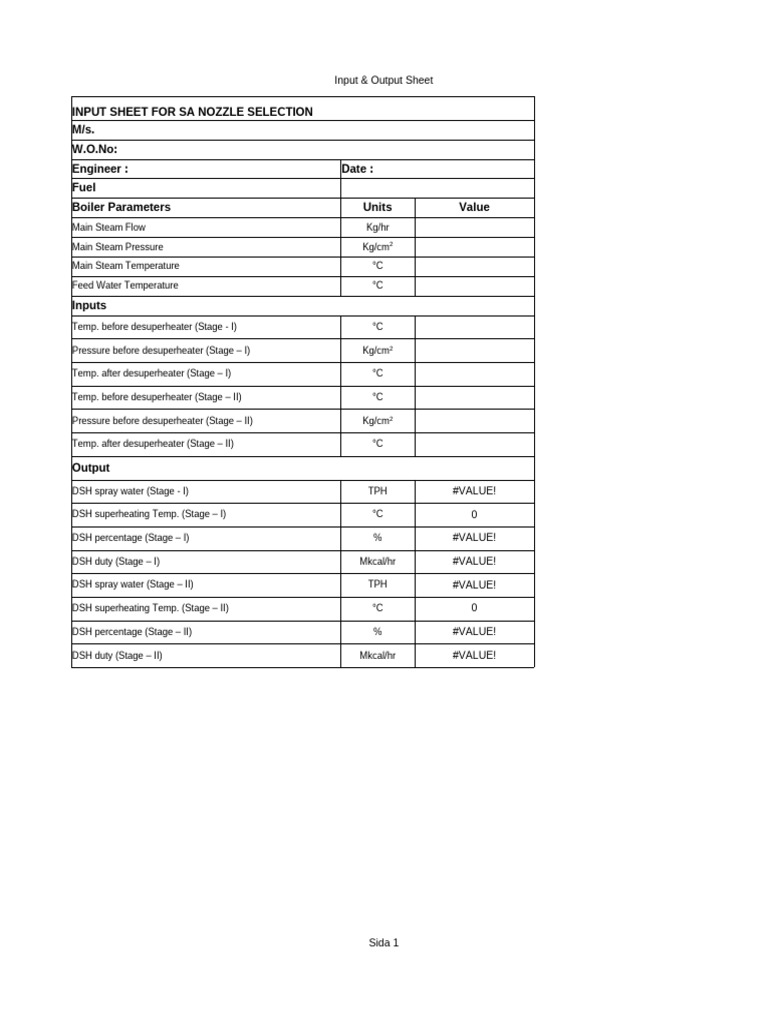 DSH Quanity Data Sheet | PDF
