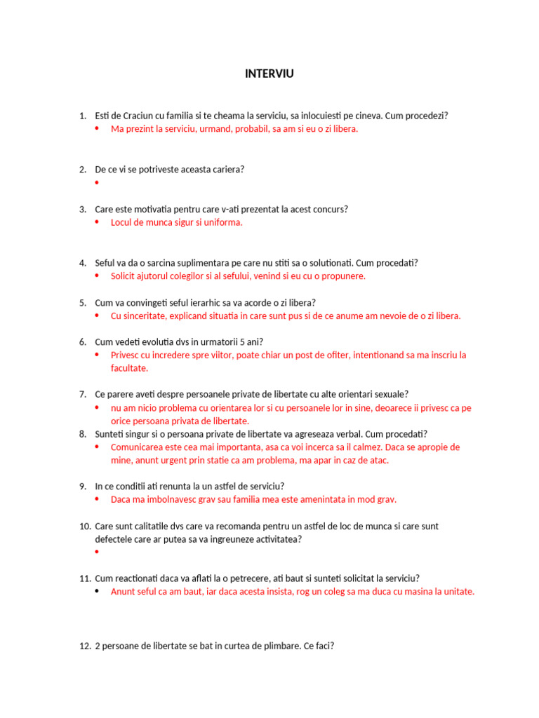 INTERVIU | PDF