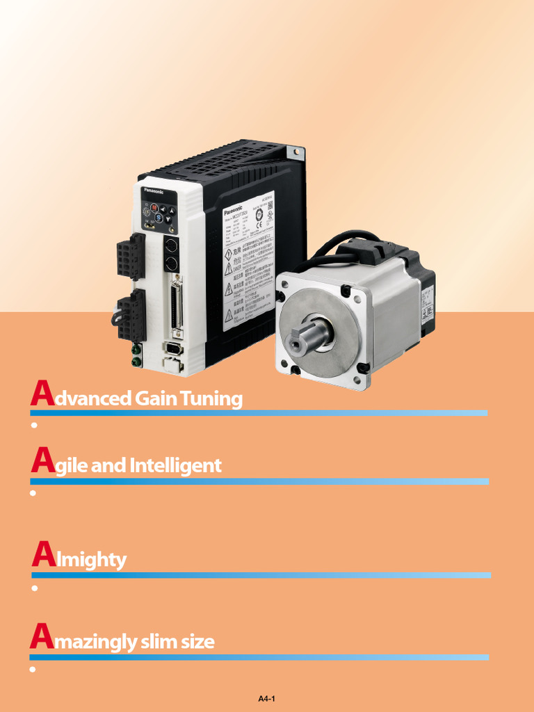 Panasonic Minas A4 Catalog 29124459 | PDF